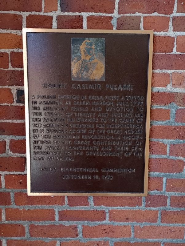 Count Casimir Pulaski Historical Marker