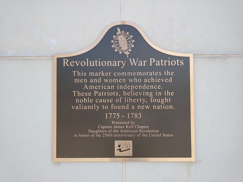 Revolutionary War Patriots Historical Marker