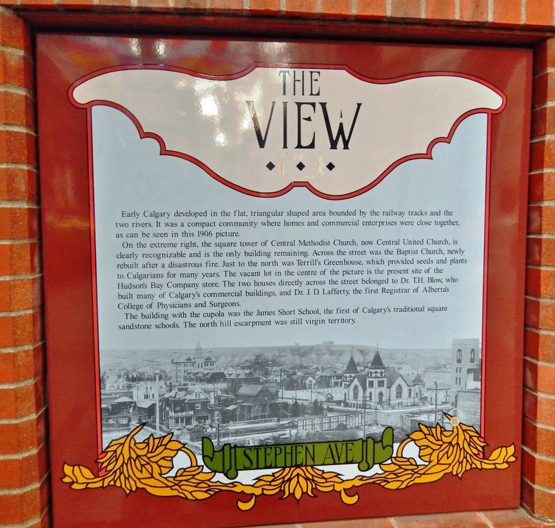The View Historical Marker