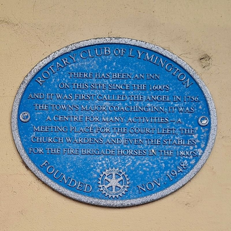 The Angel and Blue Pig Historical Marker