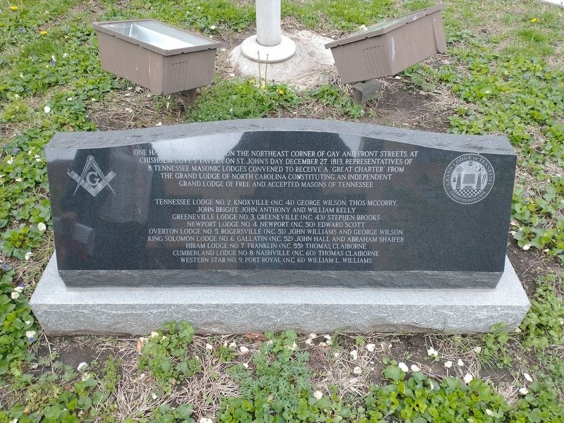 Grand Lodge of Tennessee Historical Marker