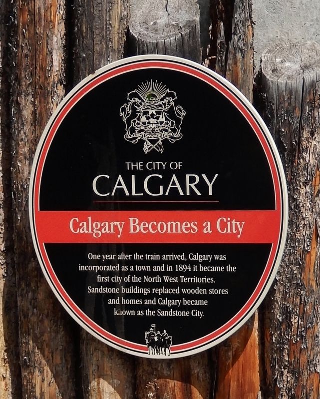 The City of Calgary Historical Marker