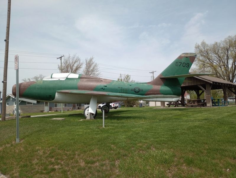 F-84 F Thunder Streak, a War Memorial