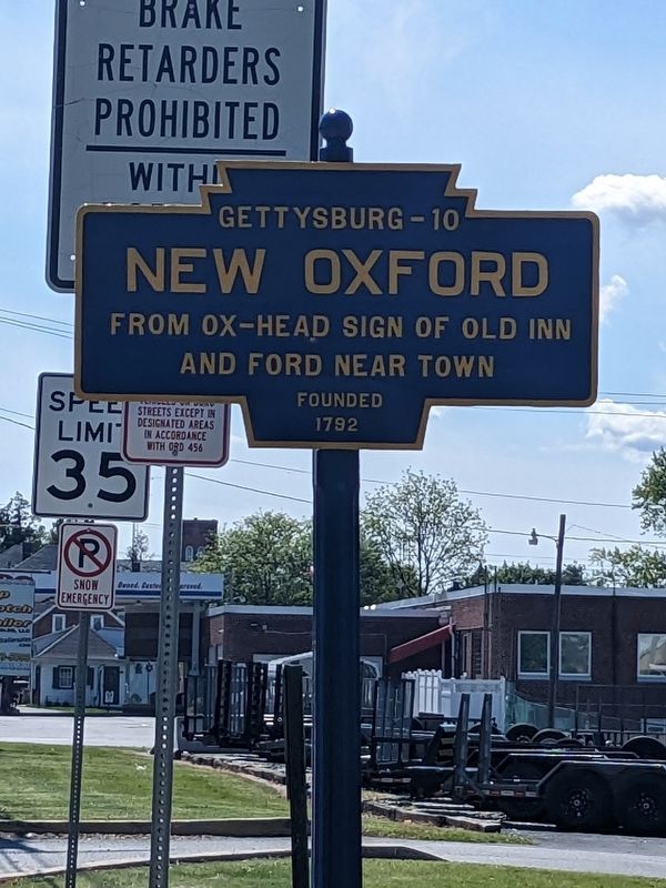 New Oxford Historical Marker