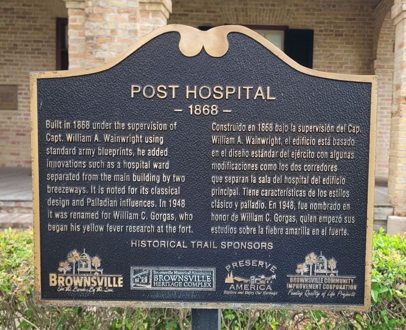Post Hospital Historical Marker