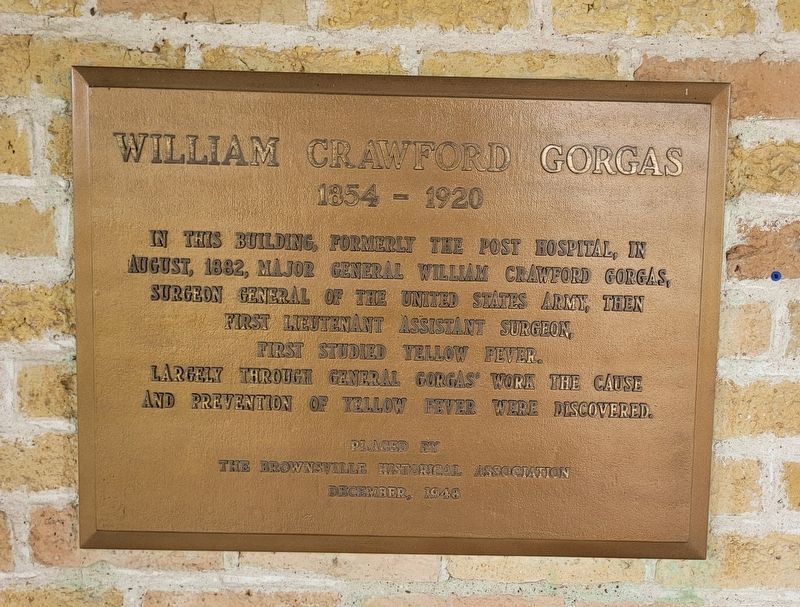 William Crawford Gorgas Historical Marker