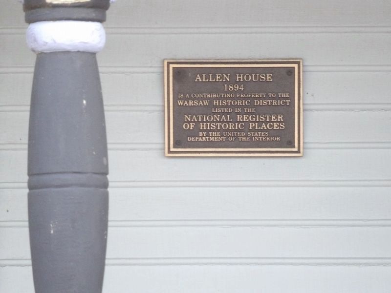 Allen House Historical Marker