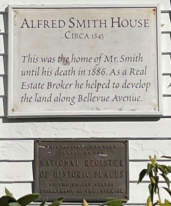 Alfred Smith House Historical Marker