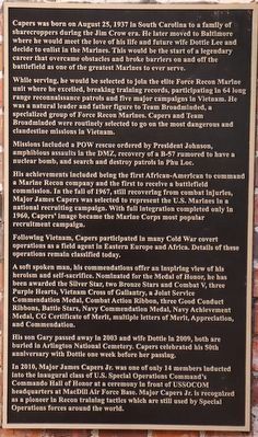 James Capers Historical Marker