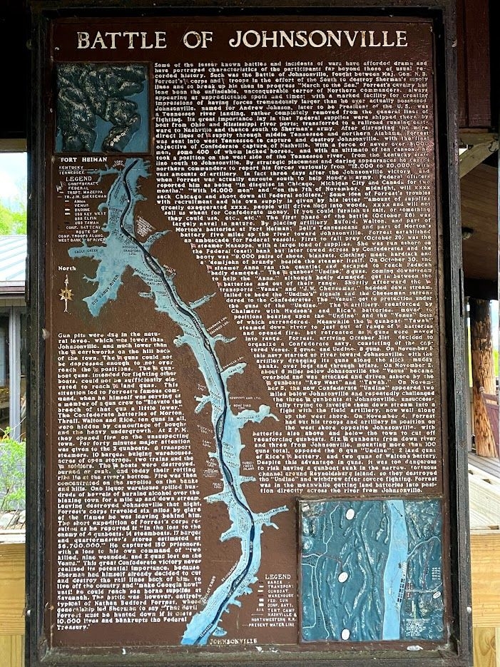 Photo: Battle of Johnsonville Marker