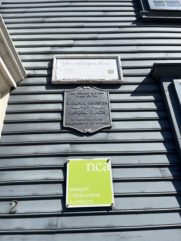 John Coddington House Historical Marker
