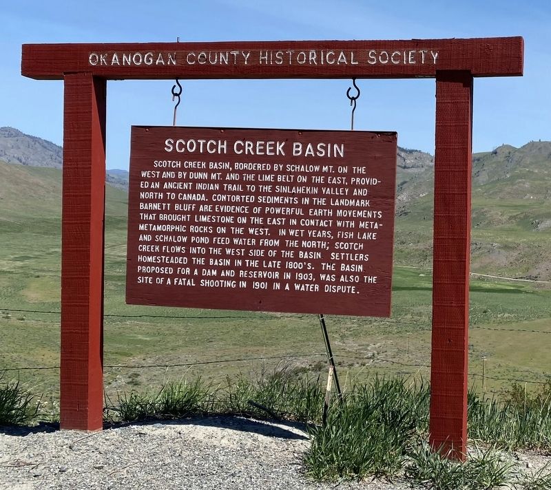 Scotch Creek Basin Historical Marker