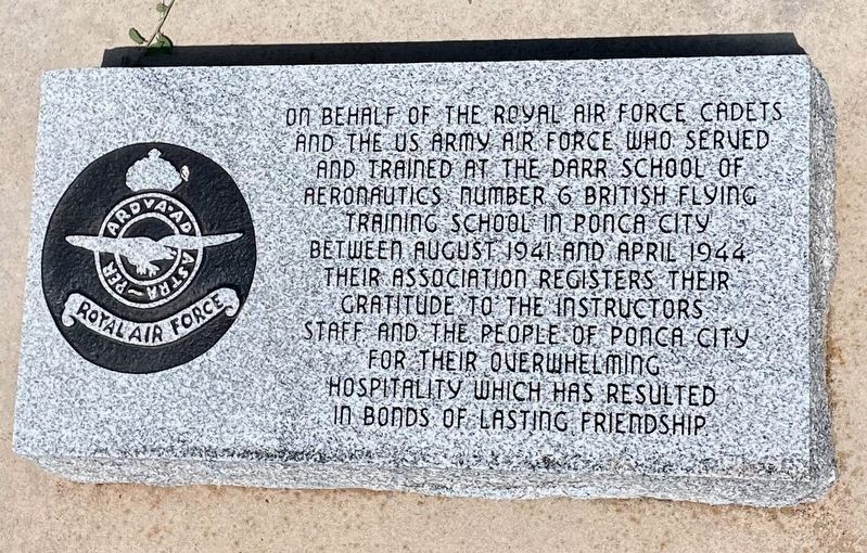 Royal Air Force (RAF) Memorial Historical Marker