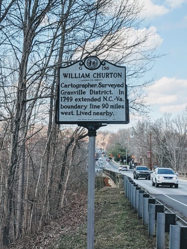 William Churton Historical Marker
