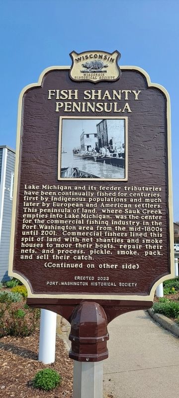 Fish Shanty Peninsula Historical Marker
