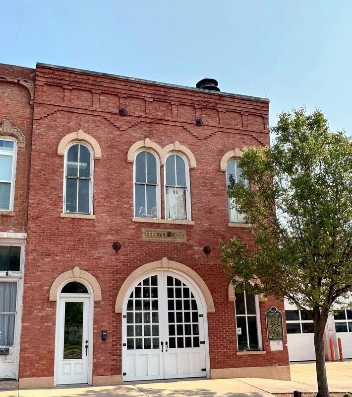 Homer Fire Station Historical Marker