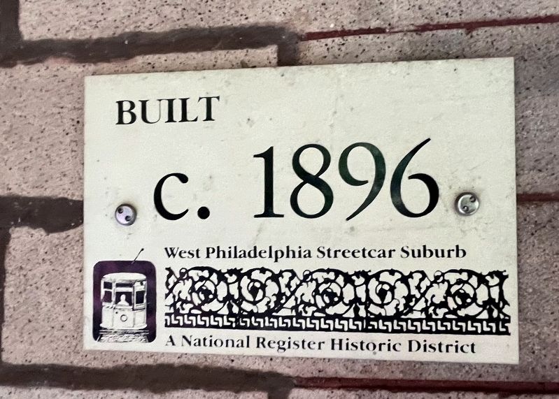Built c. 1896 Historical Marker