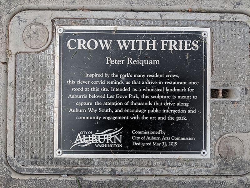 Crow with Fries Historical Marker