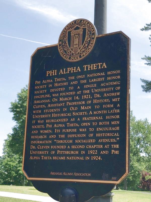 Phi Alpha Theta Historical Marker
