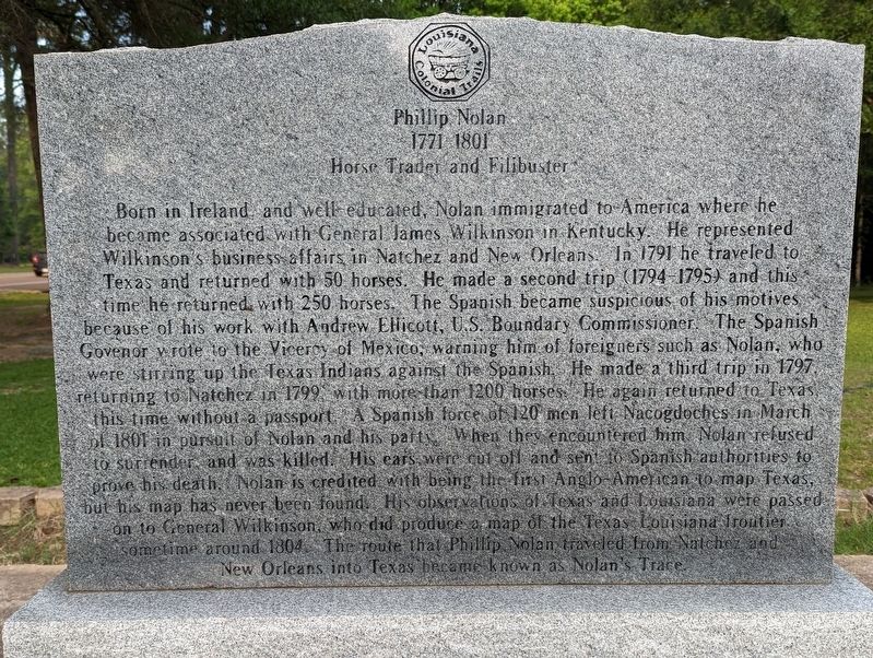 Phillip Nolan Historical Marker