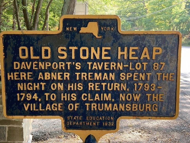 Old Stone Heap Historical Marker