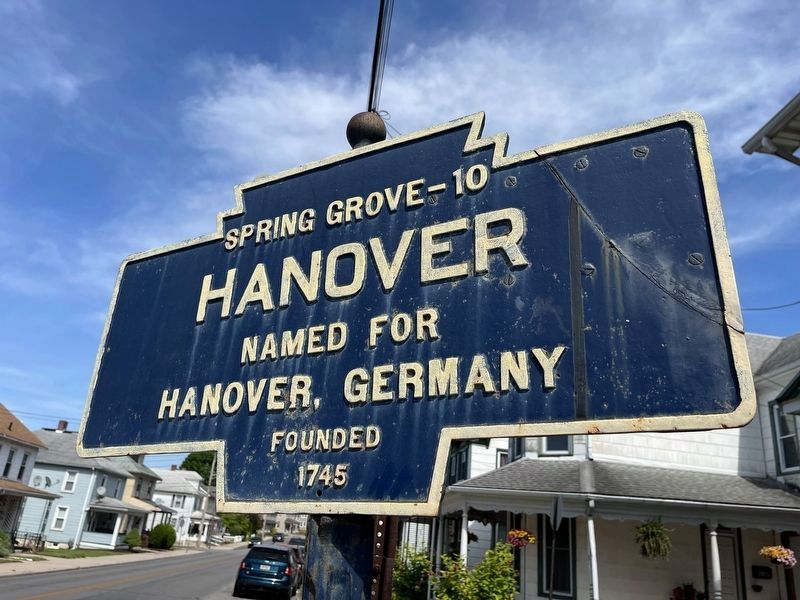 Hanover Historical Marker