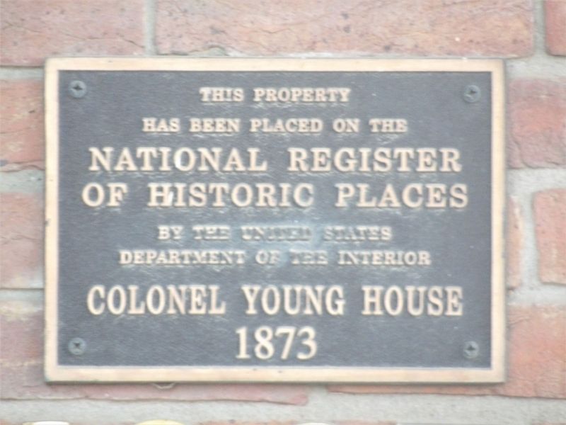Colonel Young House Historical Marker