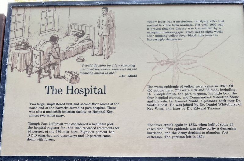 The Hospital Historical Marker