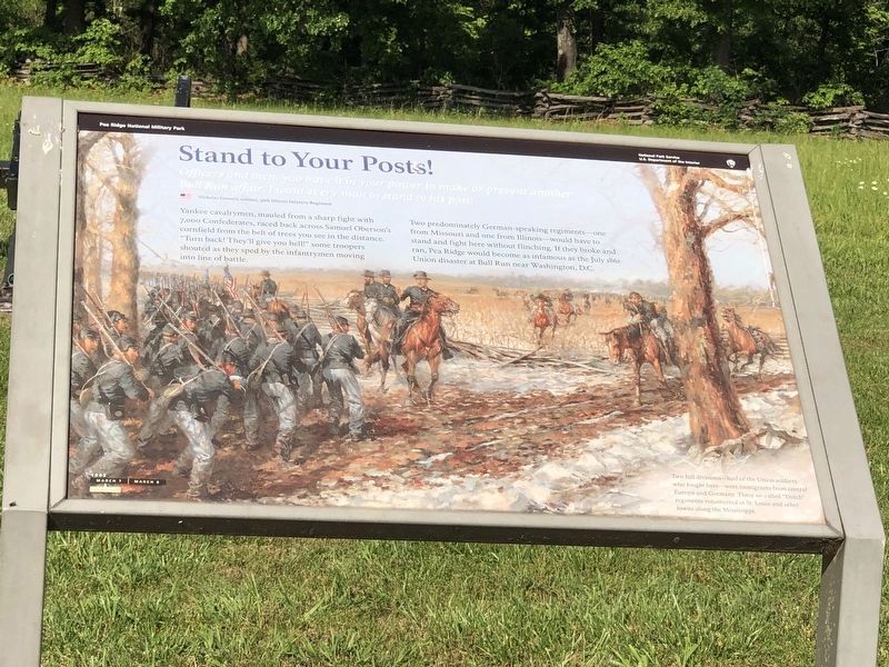 Stand to Your Posts! Historical Marker