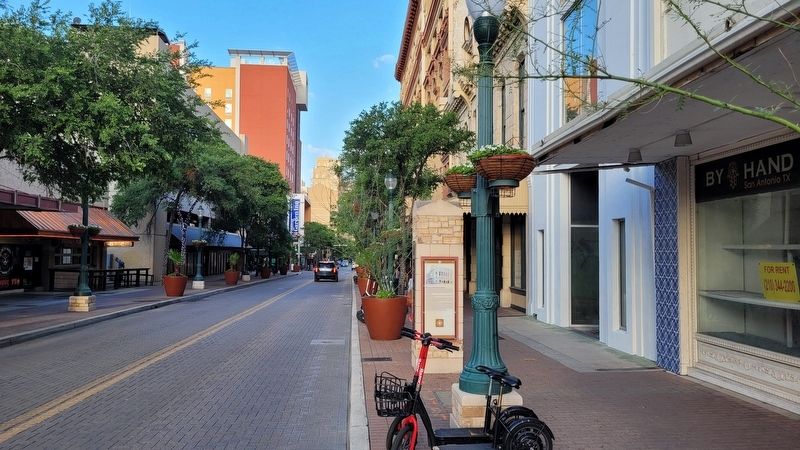 Welcome to Historic Houston Street Historical Marker