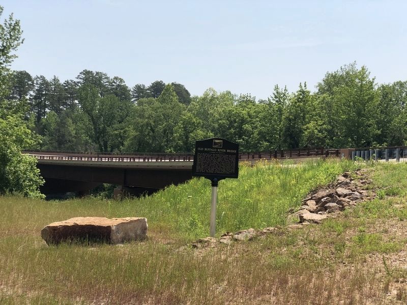Old Buffalo River Bridge Historical Marker