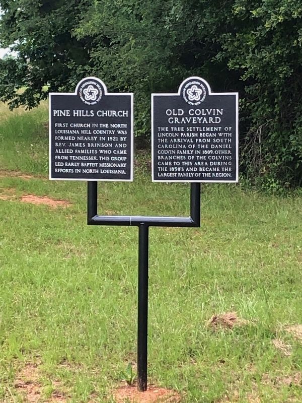 Pine Hills Church Historical Marker