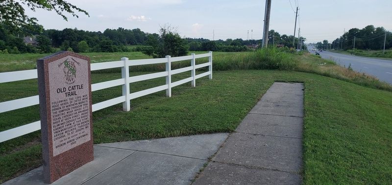 Old Cattle Trail Historical Marker
