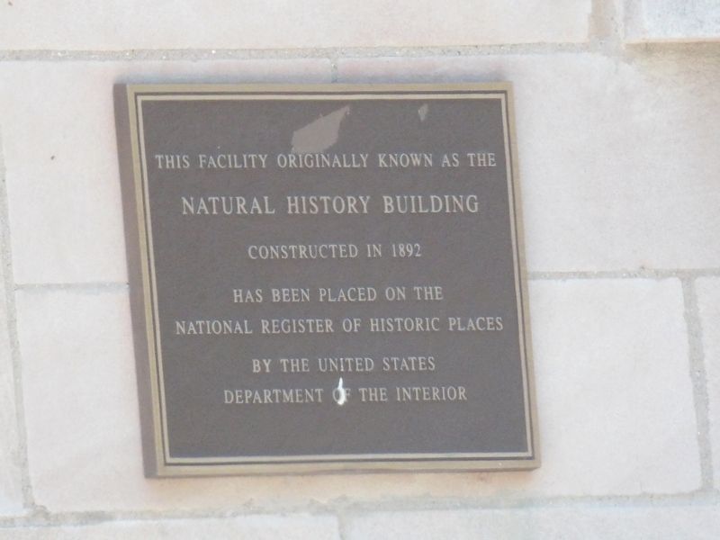 Natural History Building Historical Marker