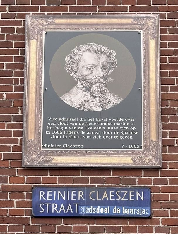 Reinier Claeszen Historical Marker