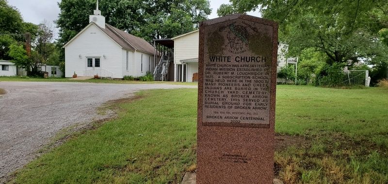 White Church Historical Marker