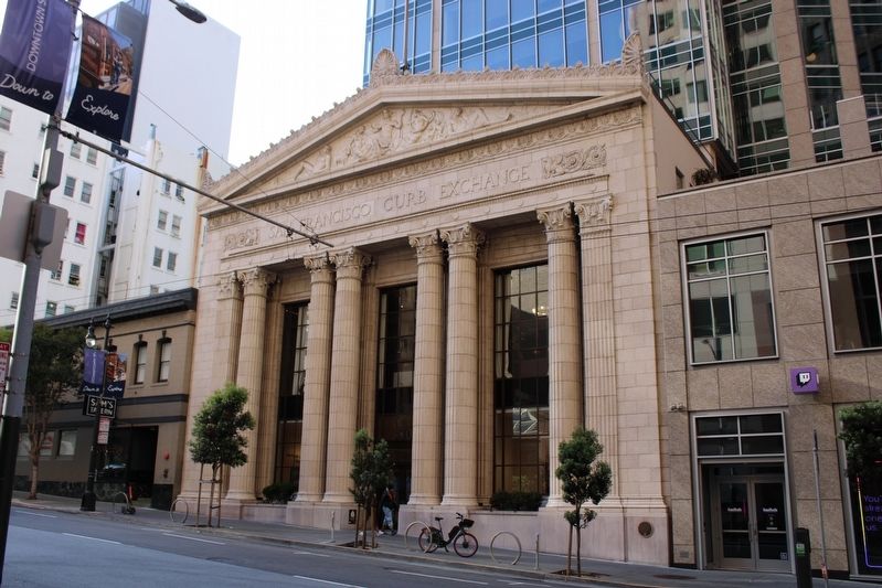 San Francisco Mining Exchange Historical Marker