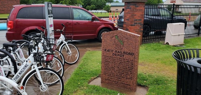 Katy Railroad Depot Historical Marker