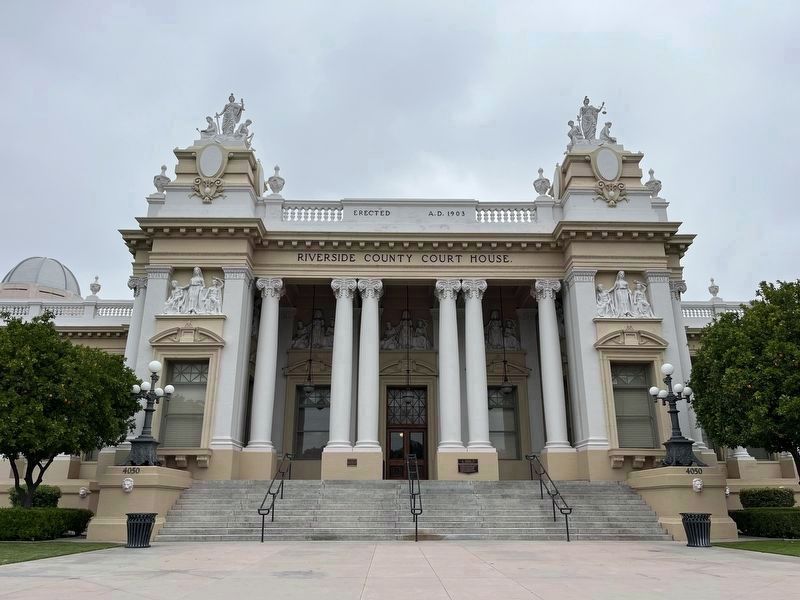 Riverside County Courthouse Historical Marker