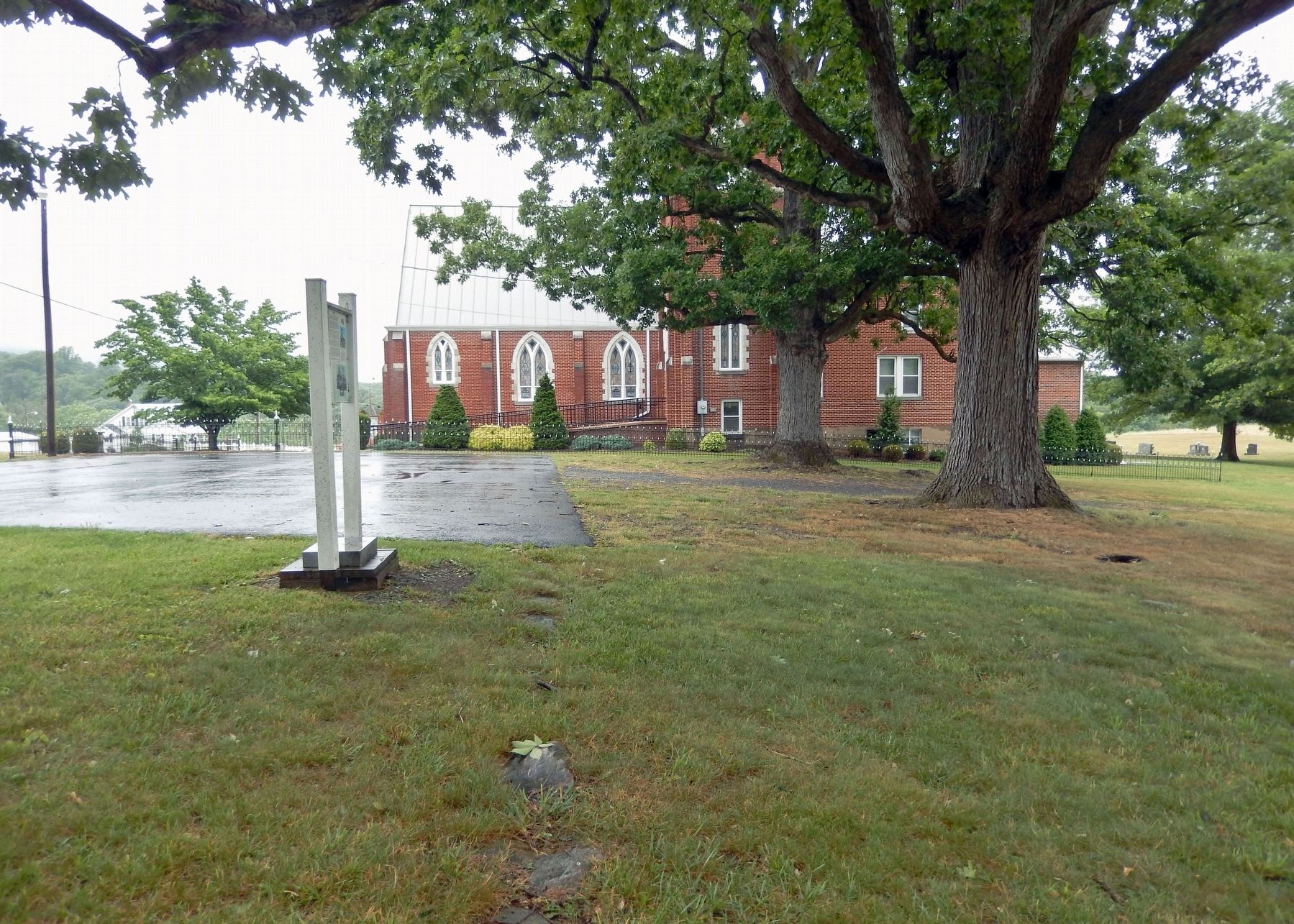 Brick Church School Historical Marker