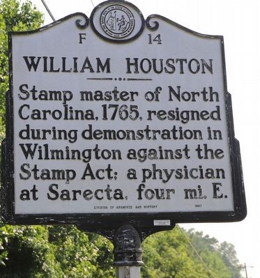 William Houston Historical Marker