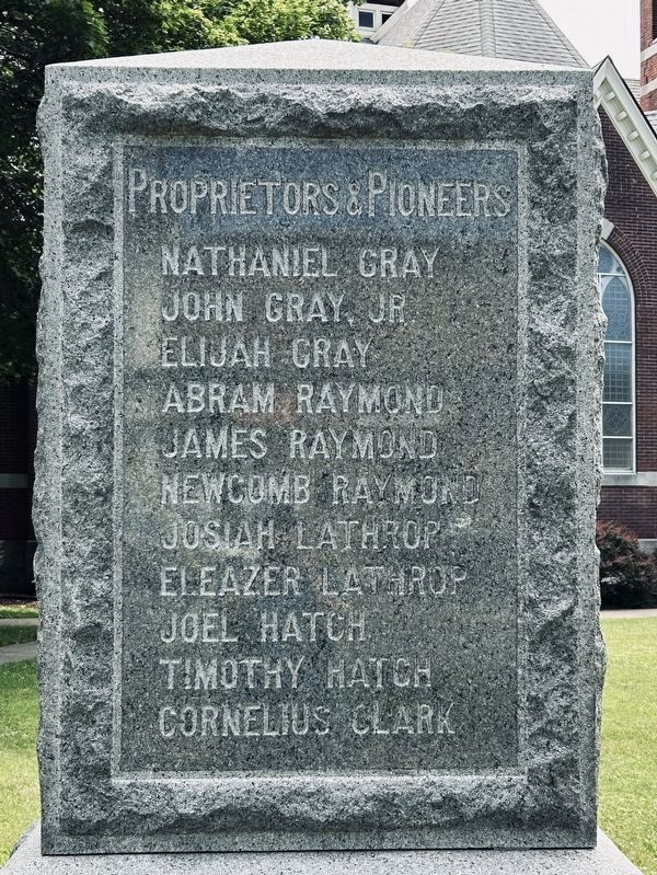 Sherburne - Early Settlers Historical Marker