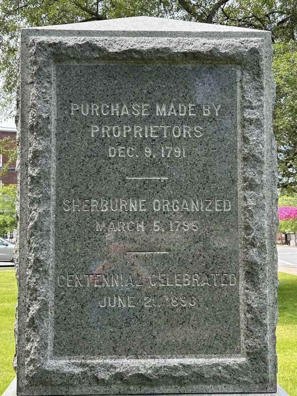 Sherburne - Early Settlers Historical Marker
