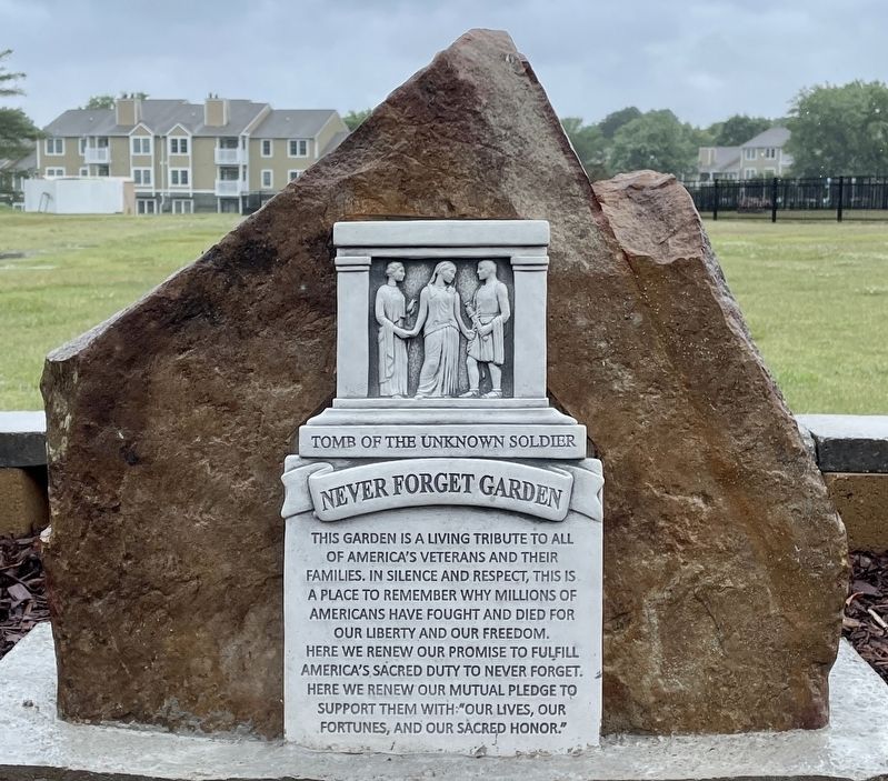 Never Forget Garden, a War Memorial