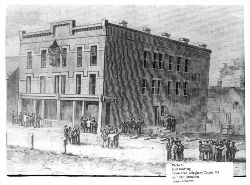 Bost Building Historical Marker
