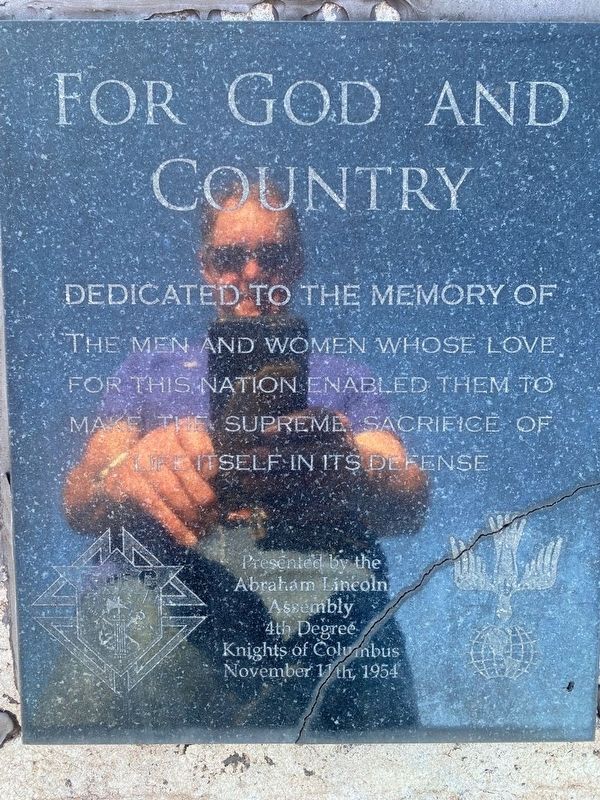 For God And Country, a War Memorial