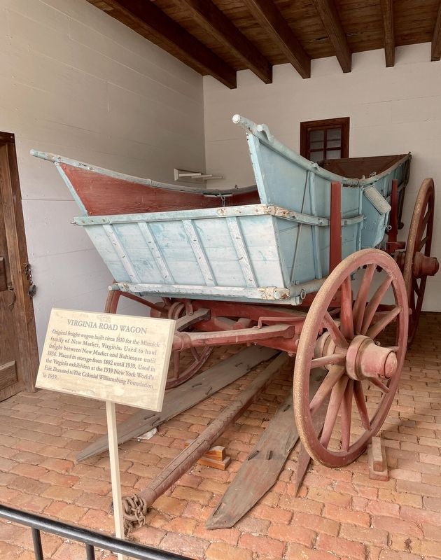 Virginia Road Wagon Historical Marker
