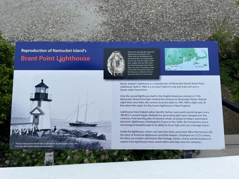 Brant Lighthouse In Nantucket Replica Brant Point Lighthouse,