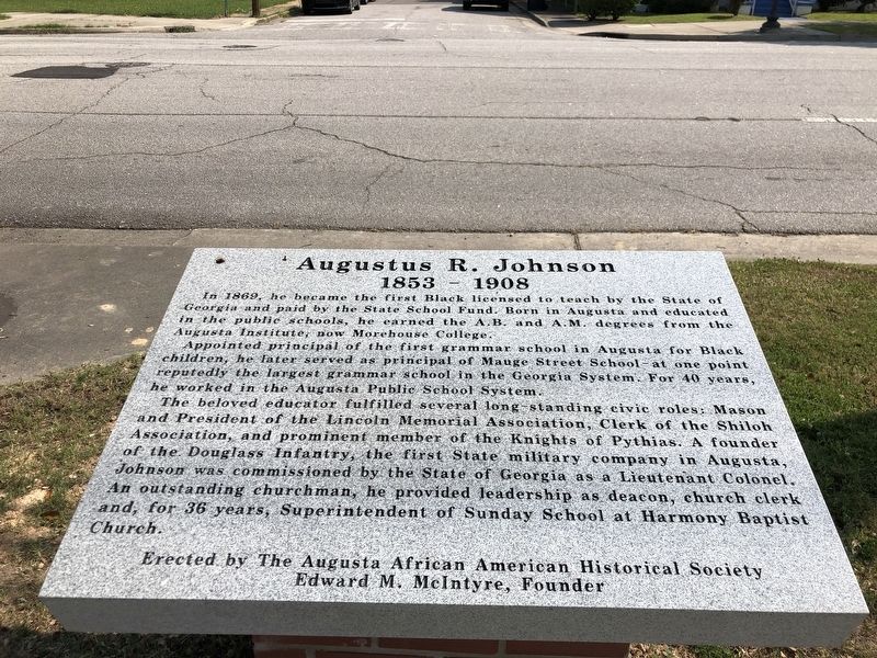 Augustus R. Johnson Historical Marker
