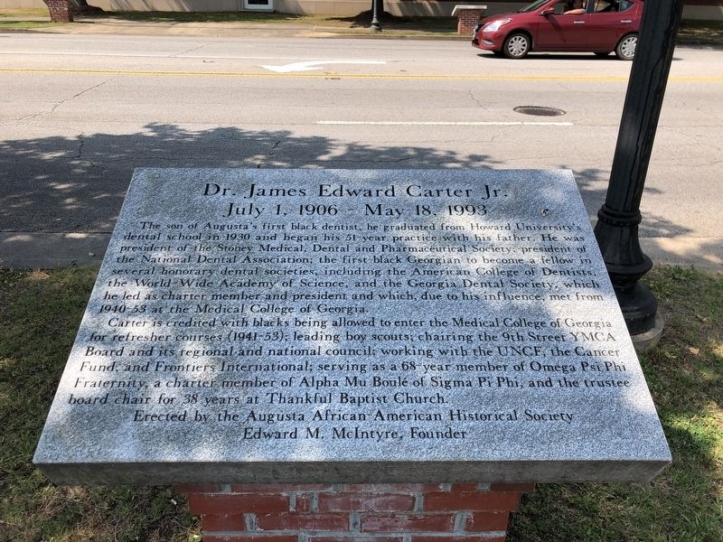 Dr. James Edward Carter Jr. Historical Marker
